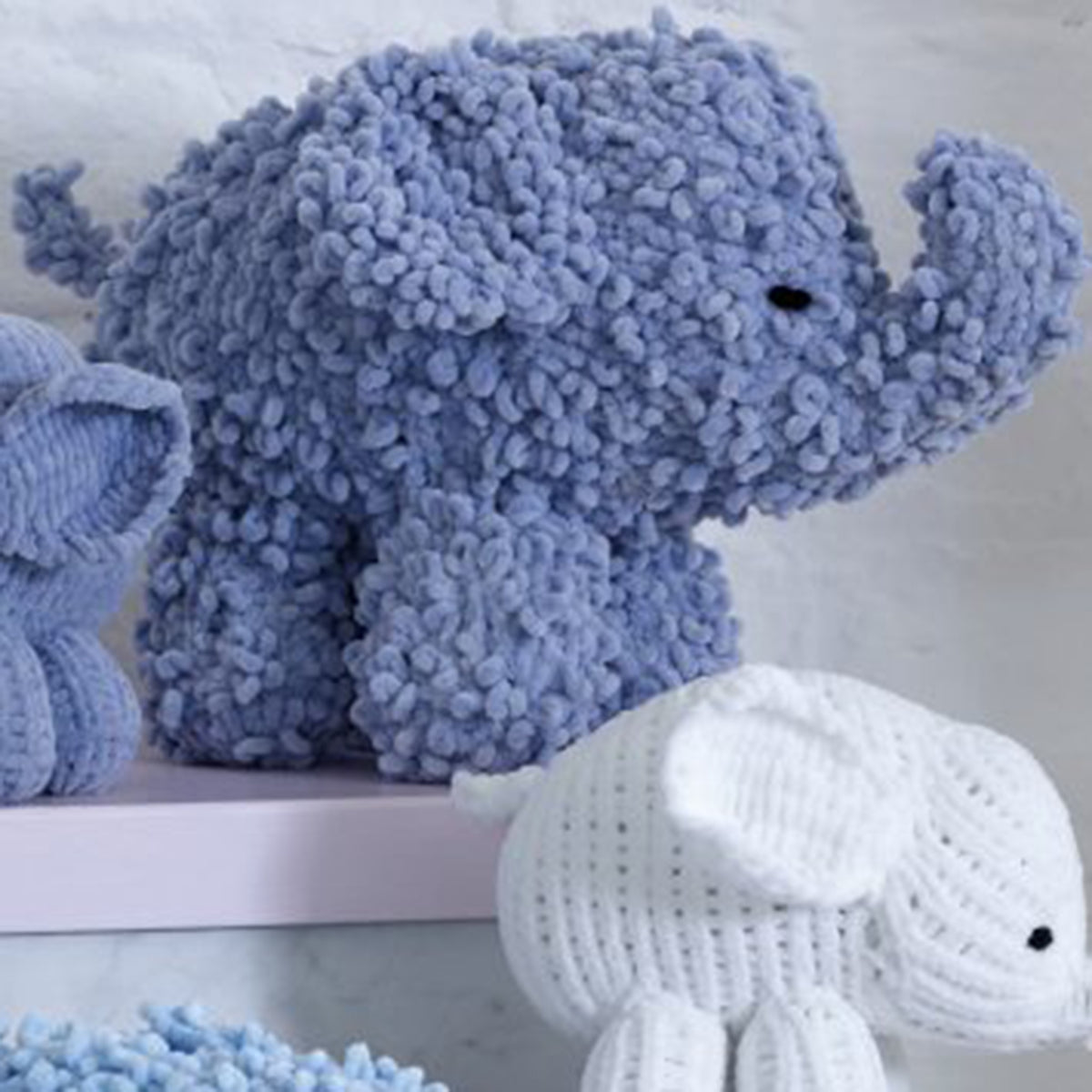 Knitting Pattern: Elephants in King Cole Yummy and Funny Yummy Yarn ...